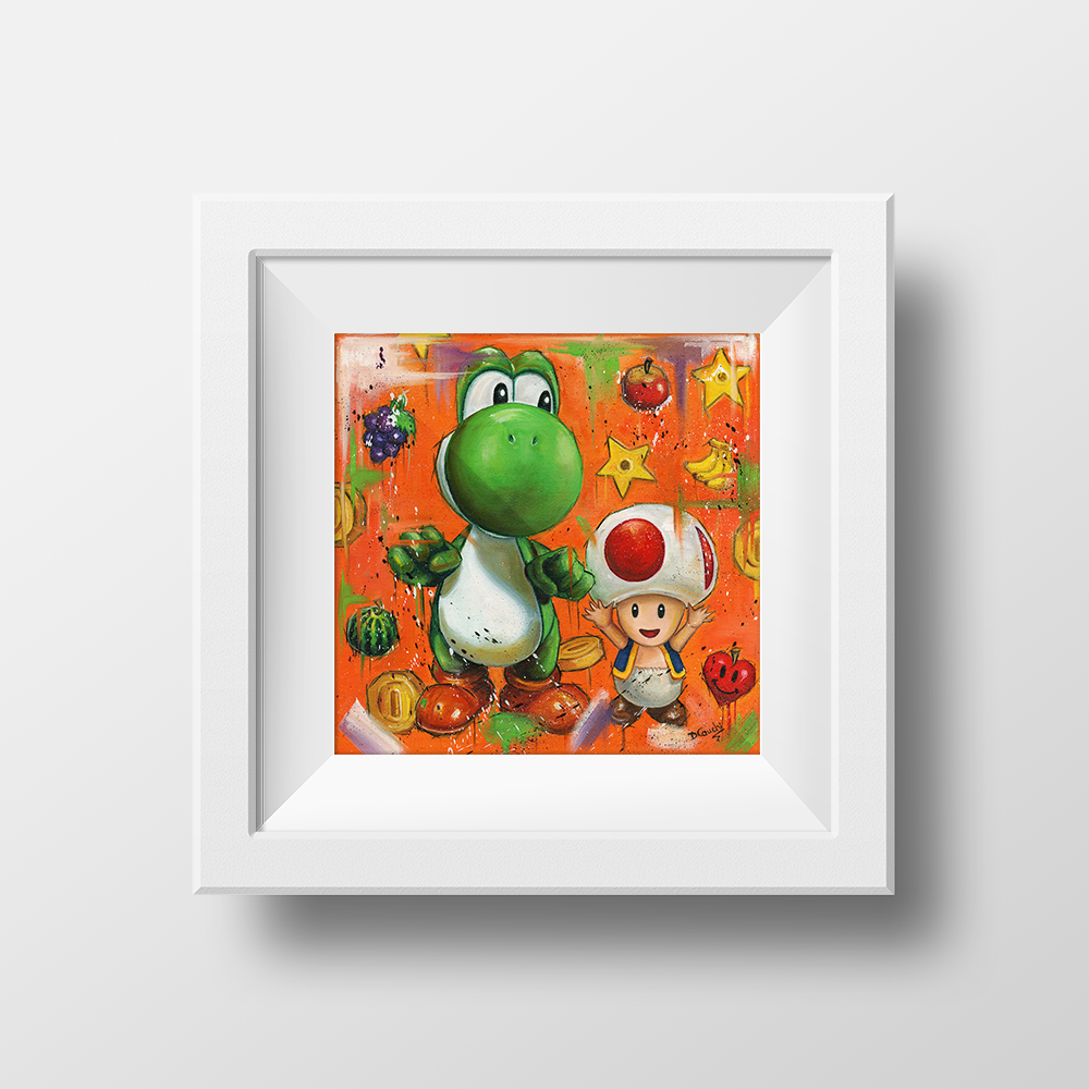 Yoshi & Toad Print – TOYS 'R' ART