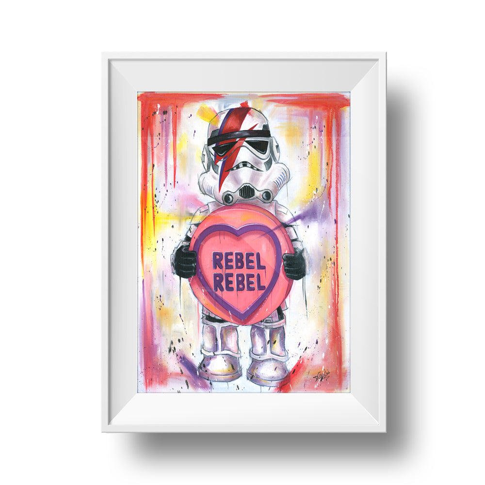 Rebel Rebel stormtrooper Print – TOYS 'R' ART